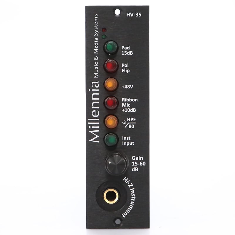 Millennia HV-35 500 Series Microphone Preamp Module #51211 | Reverb