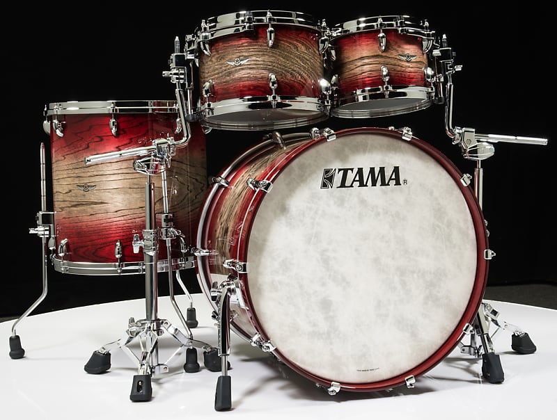 Tama Star Walnut 4pc Shell Pack - Garnet Japanese Sen Burst | Reverb