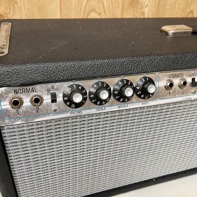 Fender Twin Reverb Vintage 100W Silverface Amp Head | Reverb