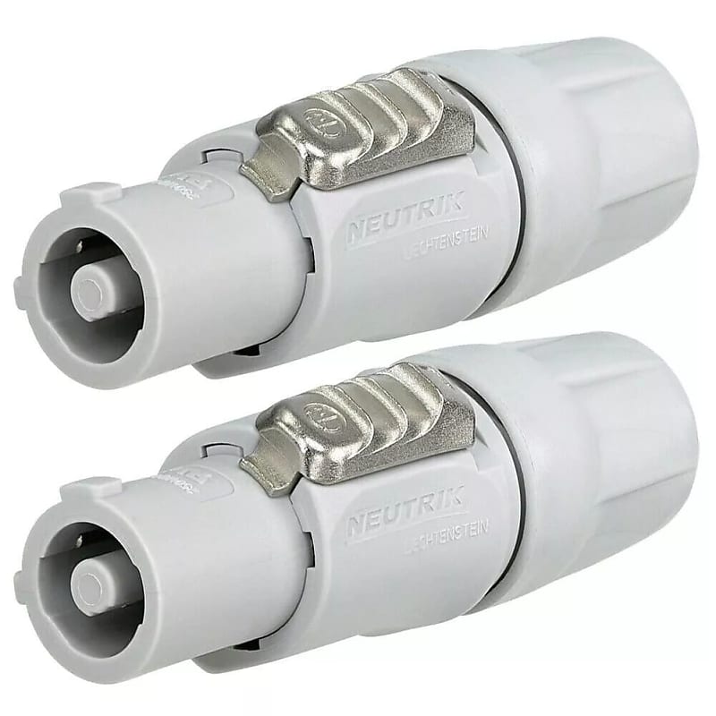 (2) Two Genuine NEUTRIK NAC3FCB PowerCon AC Connector 3 Pole | Reverb