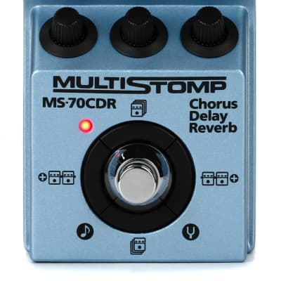 Zoom MS-70CDR MultiStomp Chorus / Delay / Reverb Pedal Bundle | Reverb