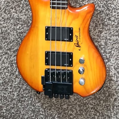 Vintage Original 1984 Robin Freedom Bass Double Pickup Pearl | Reverb