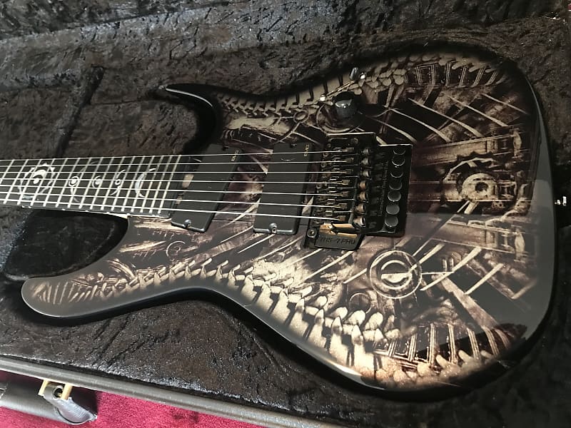 Dean U.S.A. RC7 Xenocide Graphic Custom Rusty Cooley | Reverb