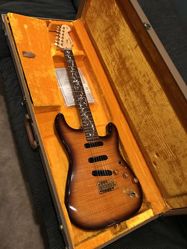 Extremely RARE Vintage 1993 Custom Shop Tree-of-life Fender | Reverb