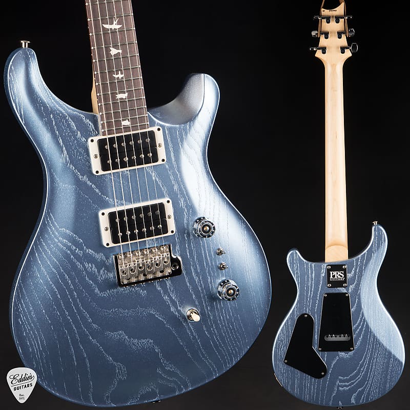 PRS CE 24-08 Swamp Ash Limited Edition - Frost Blue Metallic | Reverb