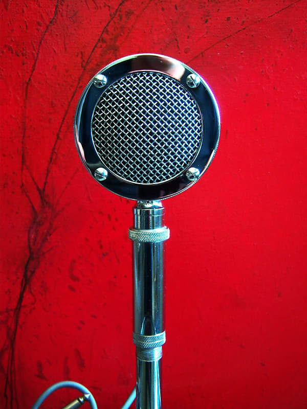 Vintage 1960's Astatic D-104 crystal "Lollipop" microphone | Reverb