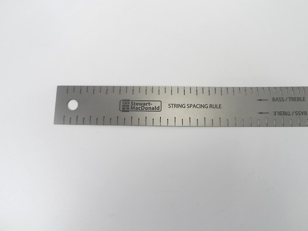 Stewart MacDonald String Spacing Rule Guitar Luthier Tool | Reverb