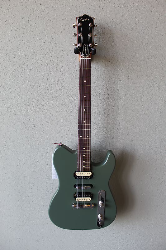 Brand New Godin Radium Electric Guitar - Matte Green - with | Reverb