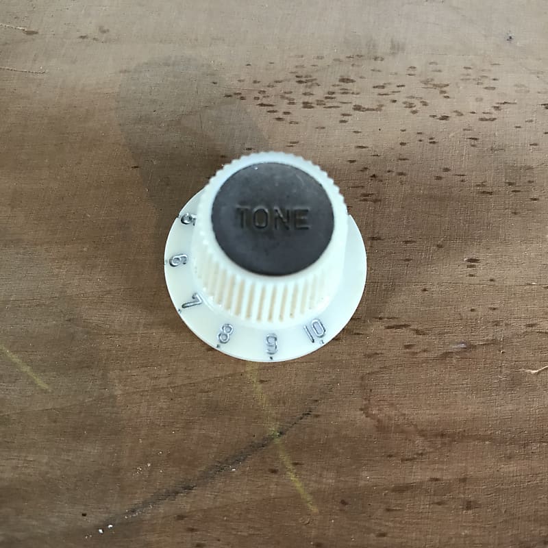 Hofner pot knob tone 60s white | Reverb