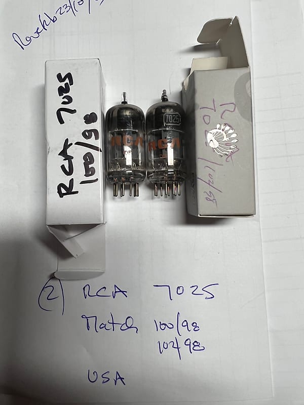 RCA 7025 Match pair (2) | Reverb