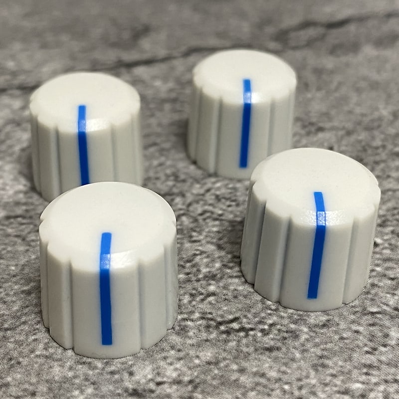 4x White Blue Guitar Fx Effects Pedal Mixer Mixing Control | Reverb