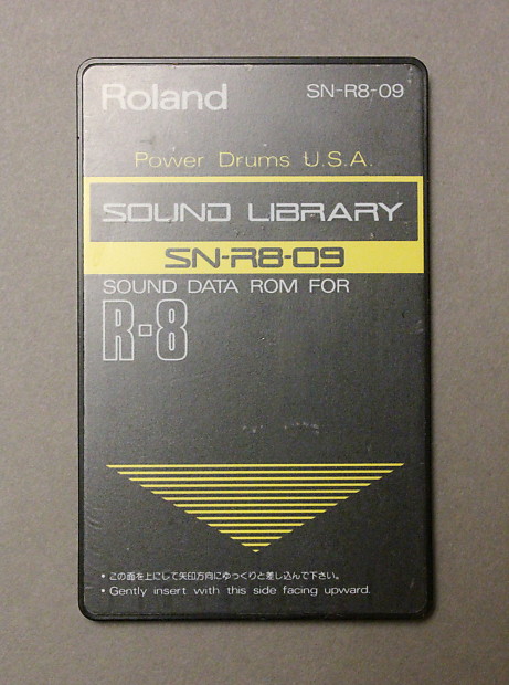 Roland Power Drums Sound Library Rom Card SN-R8-09 | Reverb UK