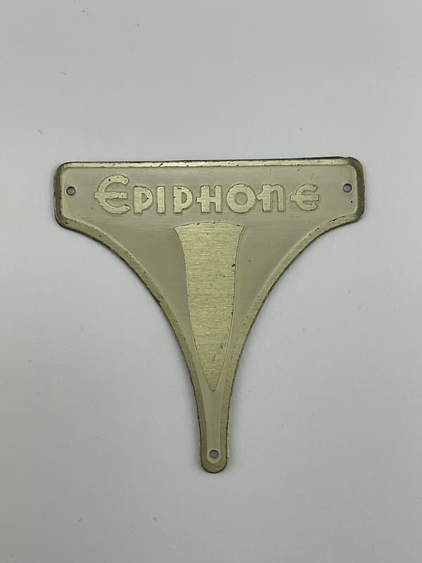 Vintage Epiphone Bikini Logo Badge -Epiphone Crestwood, | Reverb