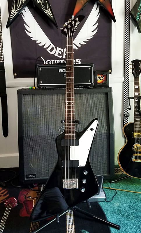 Hamer Explorer Bass guitar | Reverb