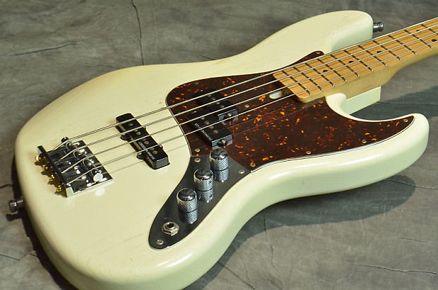 Schecter AC-345 PJ White | Reverb