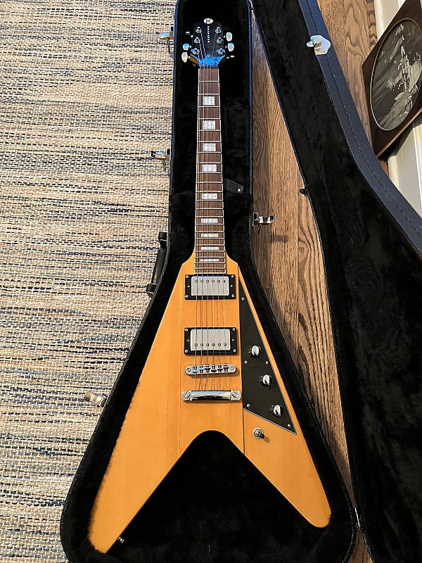 Reverend Volcano HB with Case 2012 Natural | Reverb