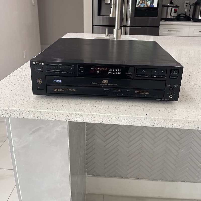 Sony CDP-C515 5 Disc Changer CD Player - No Remote - Tested | Reverb
