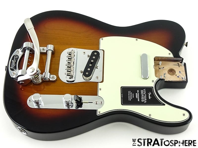 Fender Vintera 60s Telecaster Tele LOADED BODY w/ BIGSBY B5 | Reverb