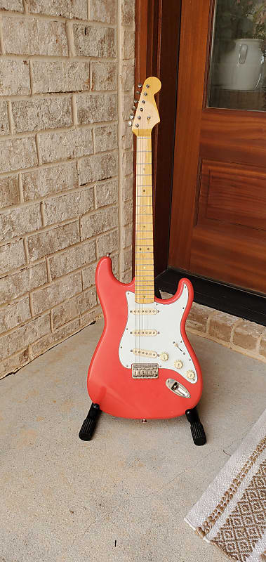 Partscaster Stratocaster Hardtail (Fender Clone) 2021 Red | Reverb