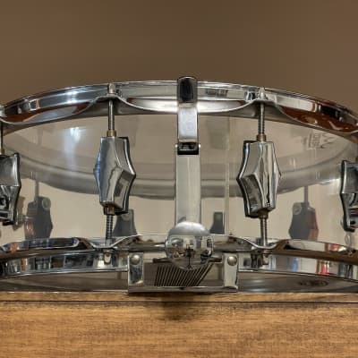 90's Fibes Crystalite SFT 5.5x14 Clear Acrylic Snare Drum | Reverb