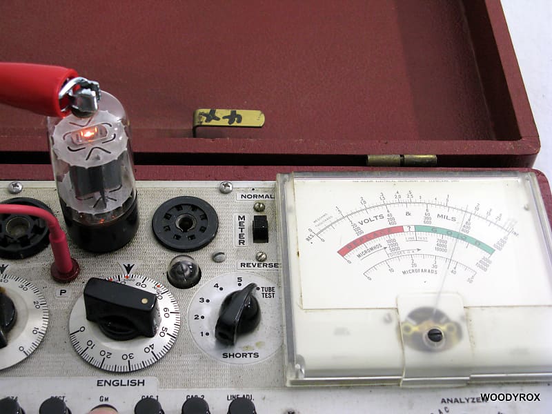 Vintage Hickok 605A Micromho Tube Tester, Working | Reverb
