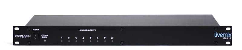 Livemix DA-816 8-Channel Analog Output for Wireless In-Ear | Reverb