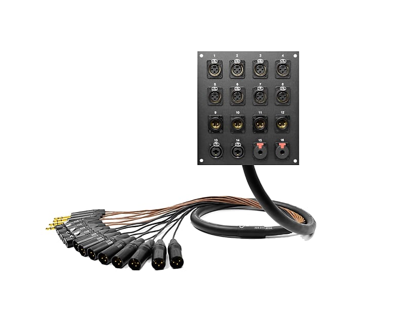 16-Channel Studio Wall Panel / Wall Plate | Made from Mogami | Reverb