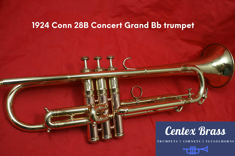 1924 Conn 28B Concert Grand Bb trumpet | Reverb
