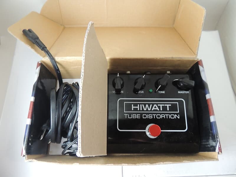 Hiwatt Tube Distortion Effects Pedal w/Original Box & Adapter | Reverb