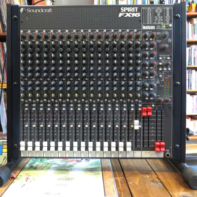 Soundcraft Spirit FX16 Mixer with Lexicon FX & table stand | Reverb