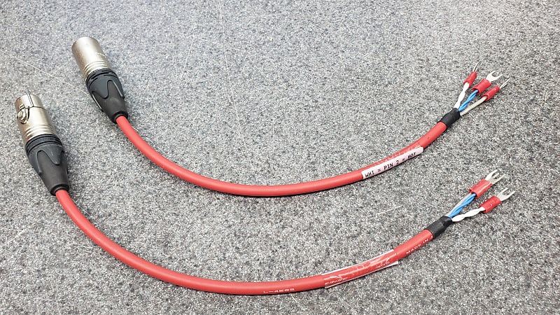 New Set of Spade Lugs to XLRs Audio Cables | Reverb