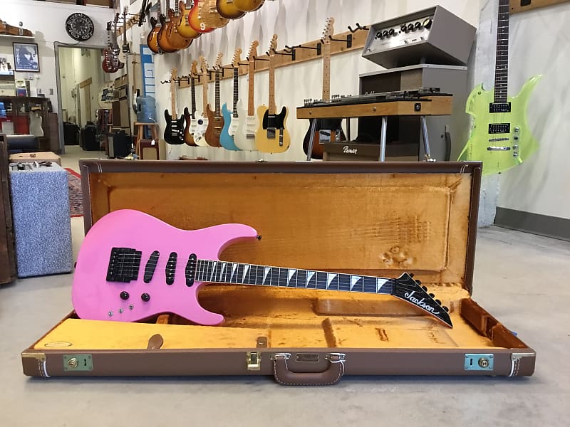 Jackson Custom Shop Soloist Neckthrough Pearl Metallic Pink | Reverb