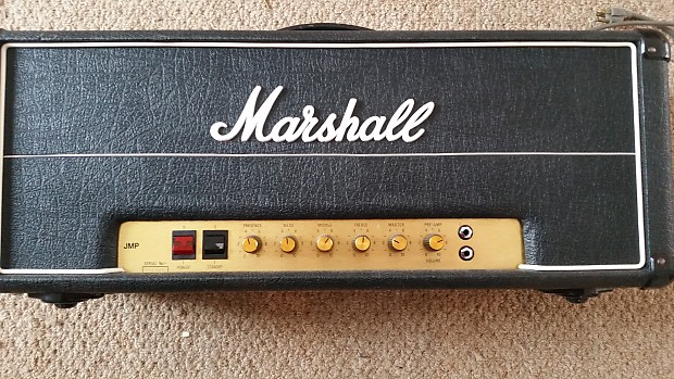 Marshall Cameron Aldrich Mod JMP 100 Watt 1979 Black and Gold | Reverb
