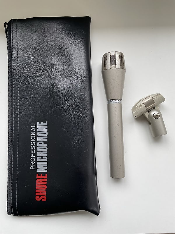 1970s Shure SM60 Omni Dynamic Microphone - with Clip and | Reverb
