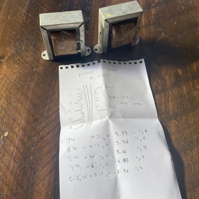 Stancor PAIR A-3841 universal plate to line transformer 1960s | Reverb