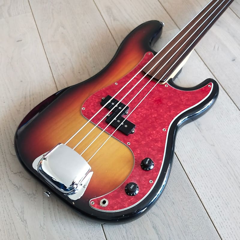 Maya Precision Fretless Bass 1970s Sunburst | Reverb Australia