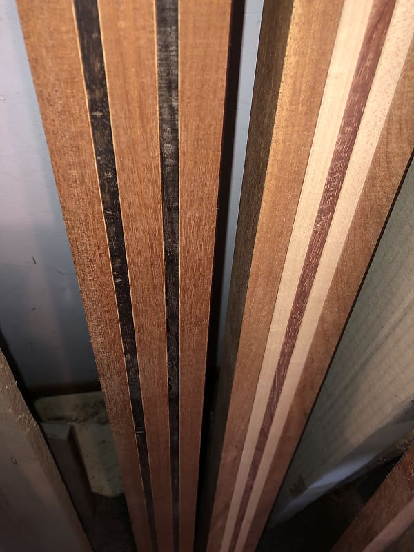 Laminated neck blank exotic woods - long length for neck | Reverb