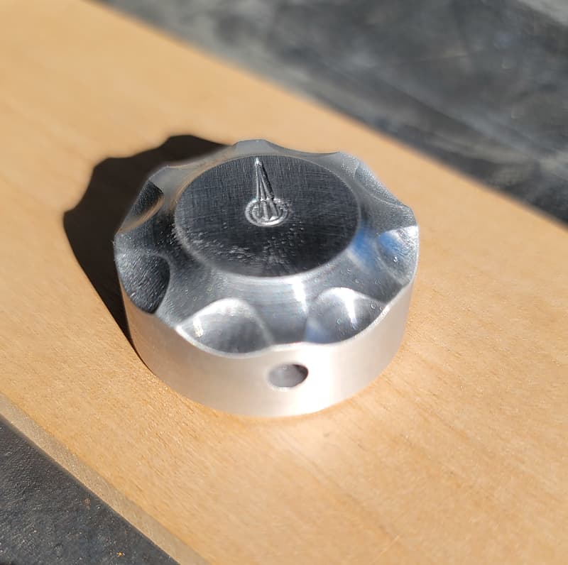 Ghost Electronic Aluminum Knob 1 1/4" Flower Knob 2021 Bare | Reverb