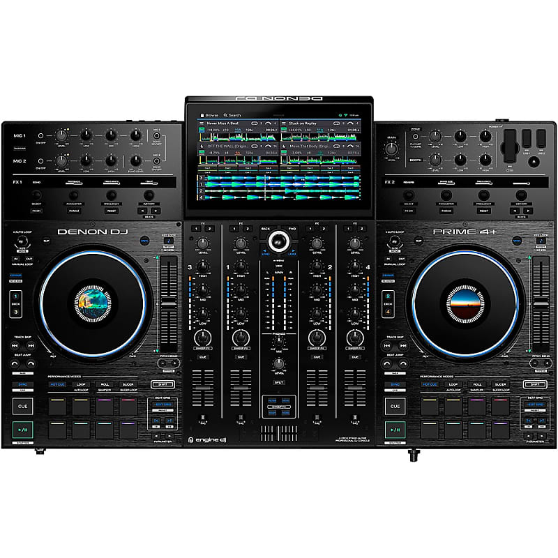 Denon DJ PRIME 4+ Standalone Streaming 4-Channel Controller | Reverb