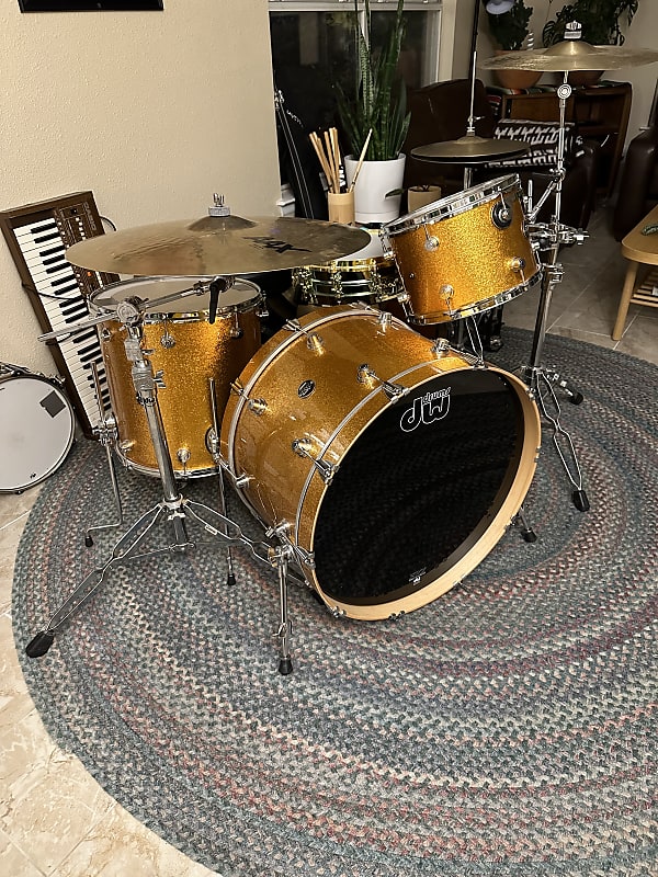 DW Performance series Gold sparkle | Reverb