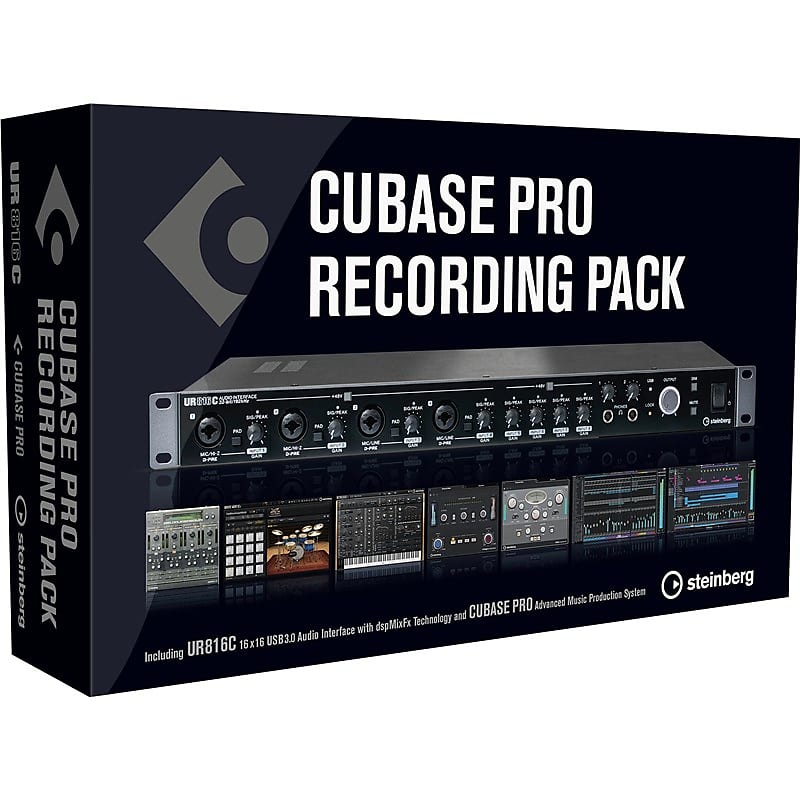 Steinberg Cubase Pro Recording Pack – UR816C USB3 Audio | Reverb