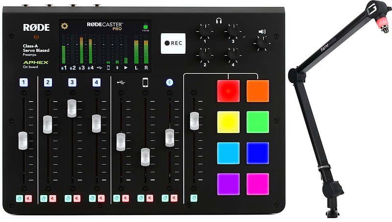 Rode RODECaster Pro Podcast Production Studio Bundle with | Reverb