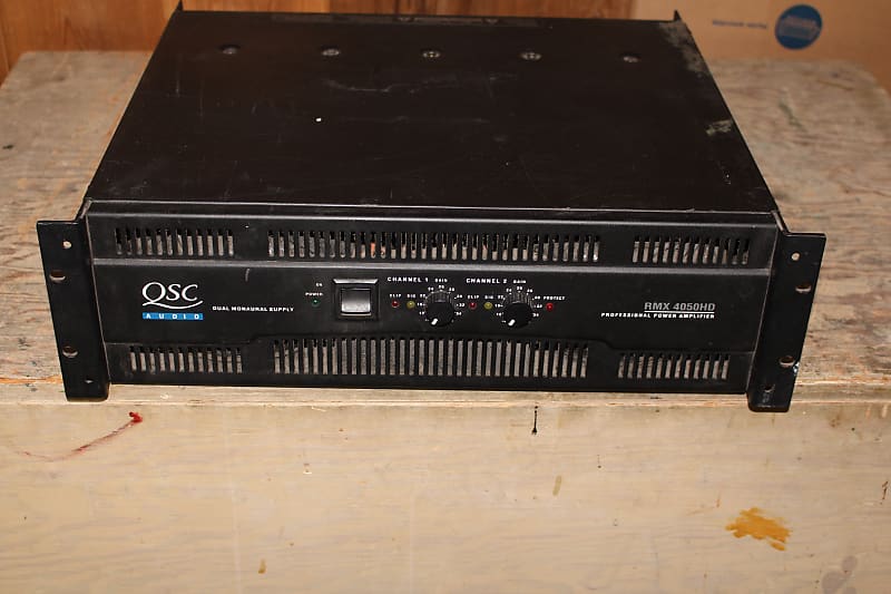 QSC RMX 4050HD Power Amplifier - Works but has cosmetic | Reverb