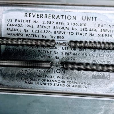 Fender Gibbs reverb tank 1968 - gray | Reverb