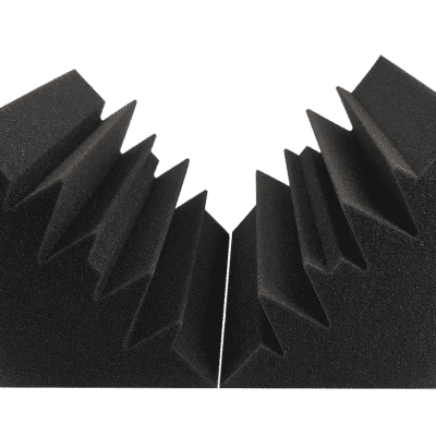 Acoustic Foam Bass Traps (8 Pack) Soundproof Fireproof Corner | Reverb
