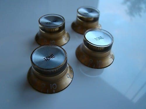 4 Piece Guitar Volume and Tone Control Knobs Set For Epiphone | Reverb