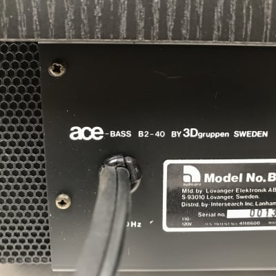 AudioPro B2-40 "Ace-Bass" Subwoofer | Reverb