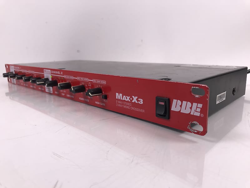 BBE Max- X3 2 Way Stereo/3-way Mono Crossover | Reverb
