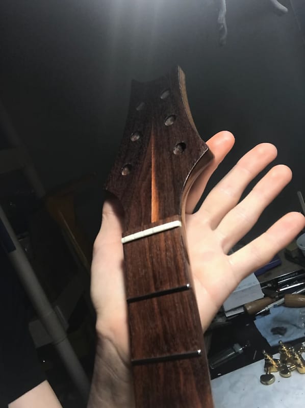 Prs-style Neck. Figured Mahogany & Patagonia Rosewood Guitar | Reverb