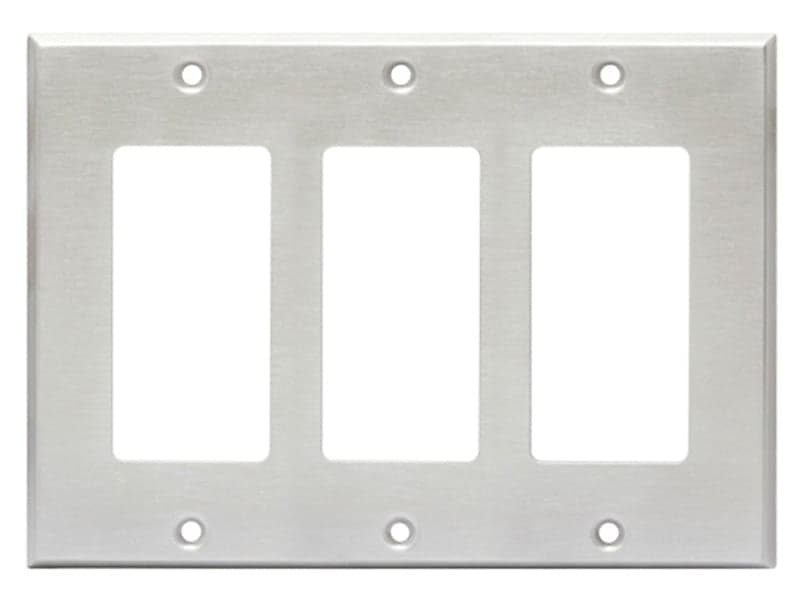 RDL CP3-S Triple Cover Plate, S. Steel | Reverb